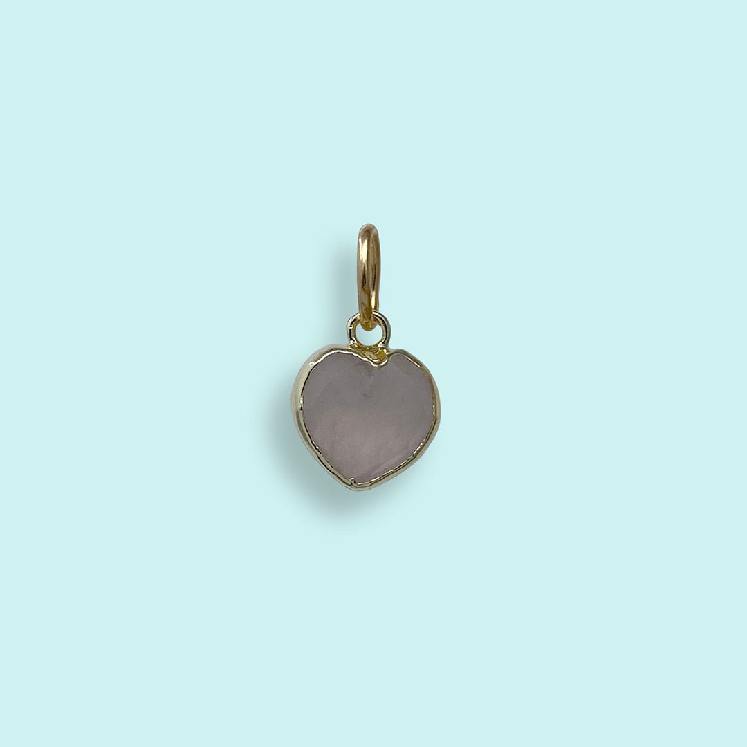 Heart of Stone Pink Rose Quartz Charm – Ornamental Things